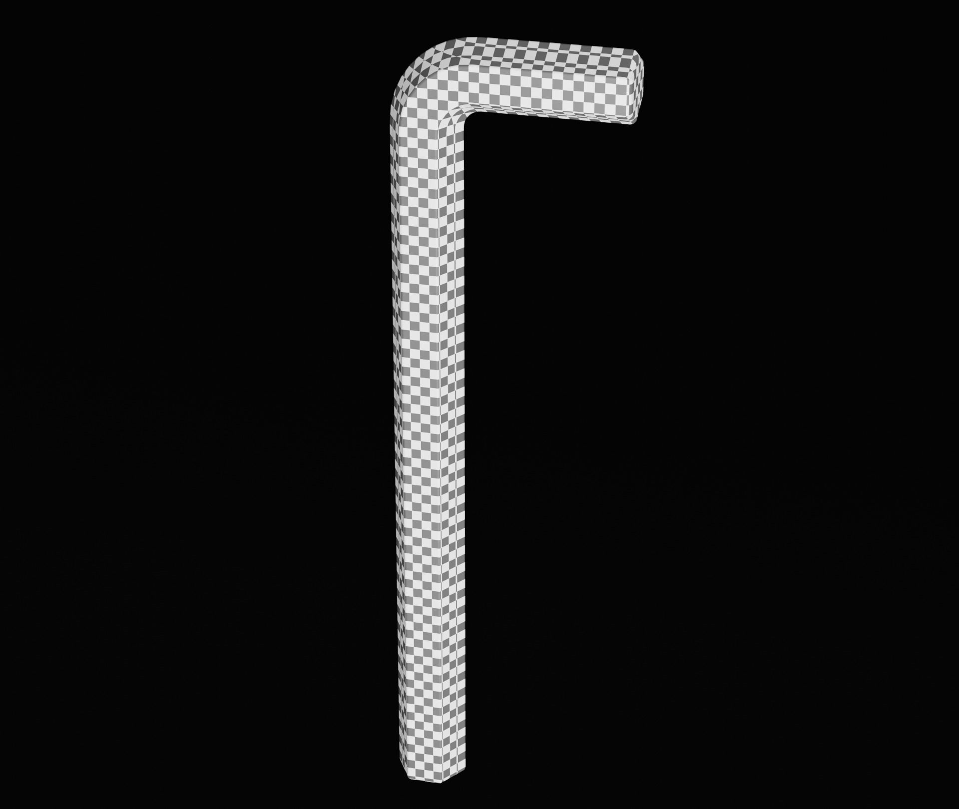 3D model Allen key - Short flat VR / AR / low-poly | CGTrader