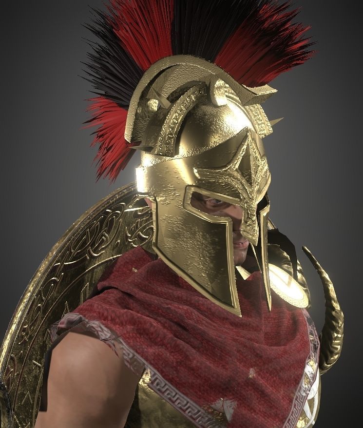 3D model Lord spartan VR / AR / low-poly | CGTrader
