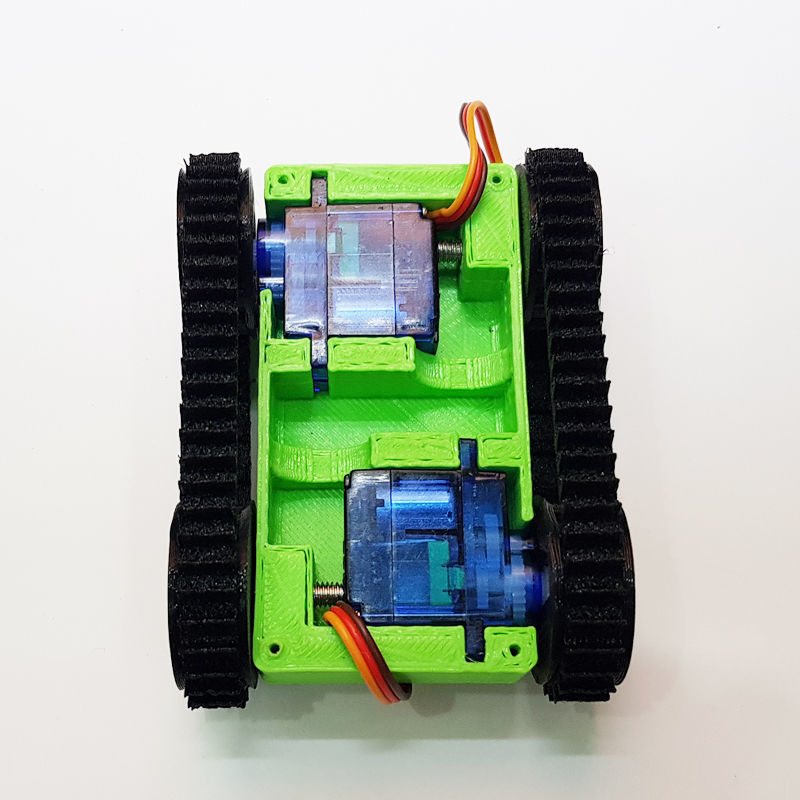 Mini Tank Robot v1 3D model 3D printable | CGTrader
