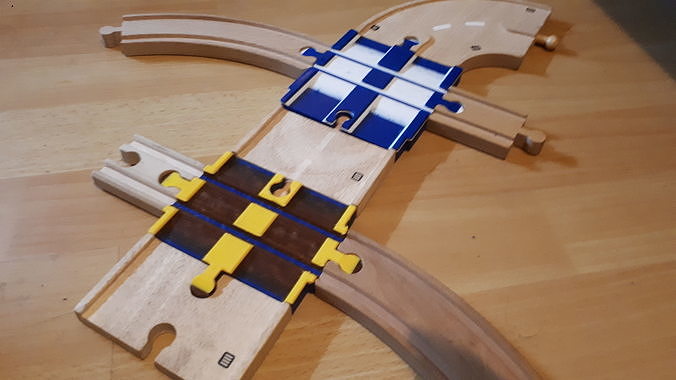 BigJigs wooden roadway pieces free 3D model 3D printable | CGTrader