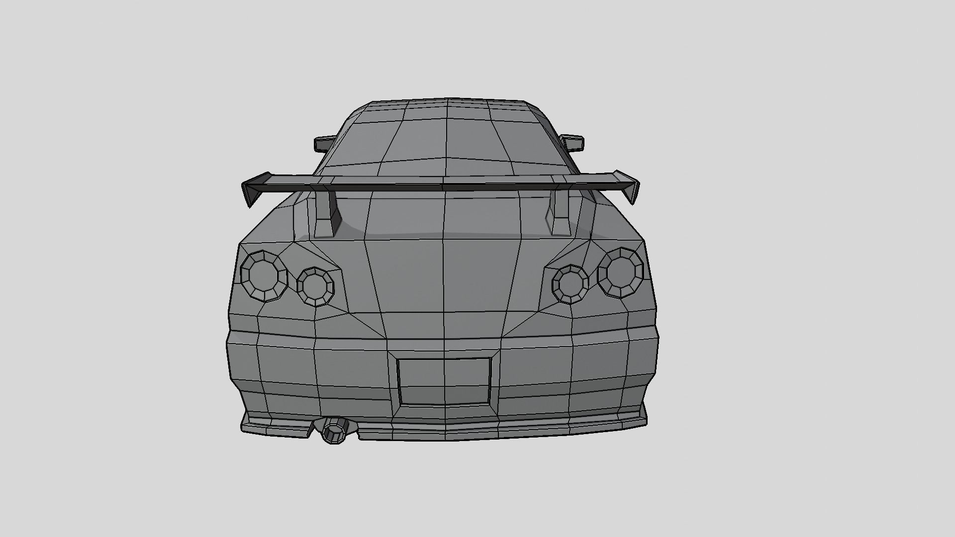 Nissan GTR R34 low poly free VR / AR / low-poly 3D model | CGTrader