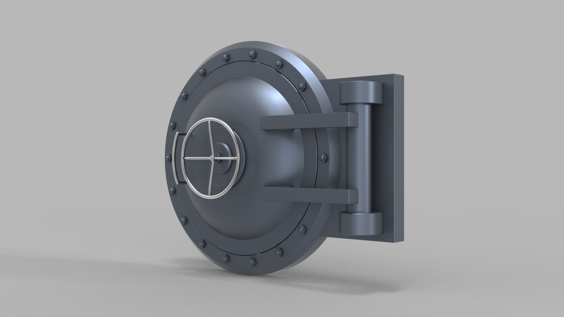 Submarine Hatch Door 3D model | CGTrader