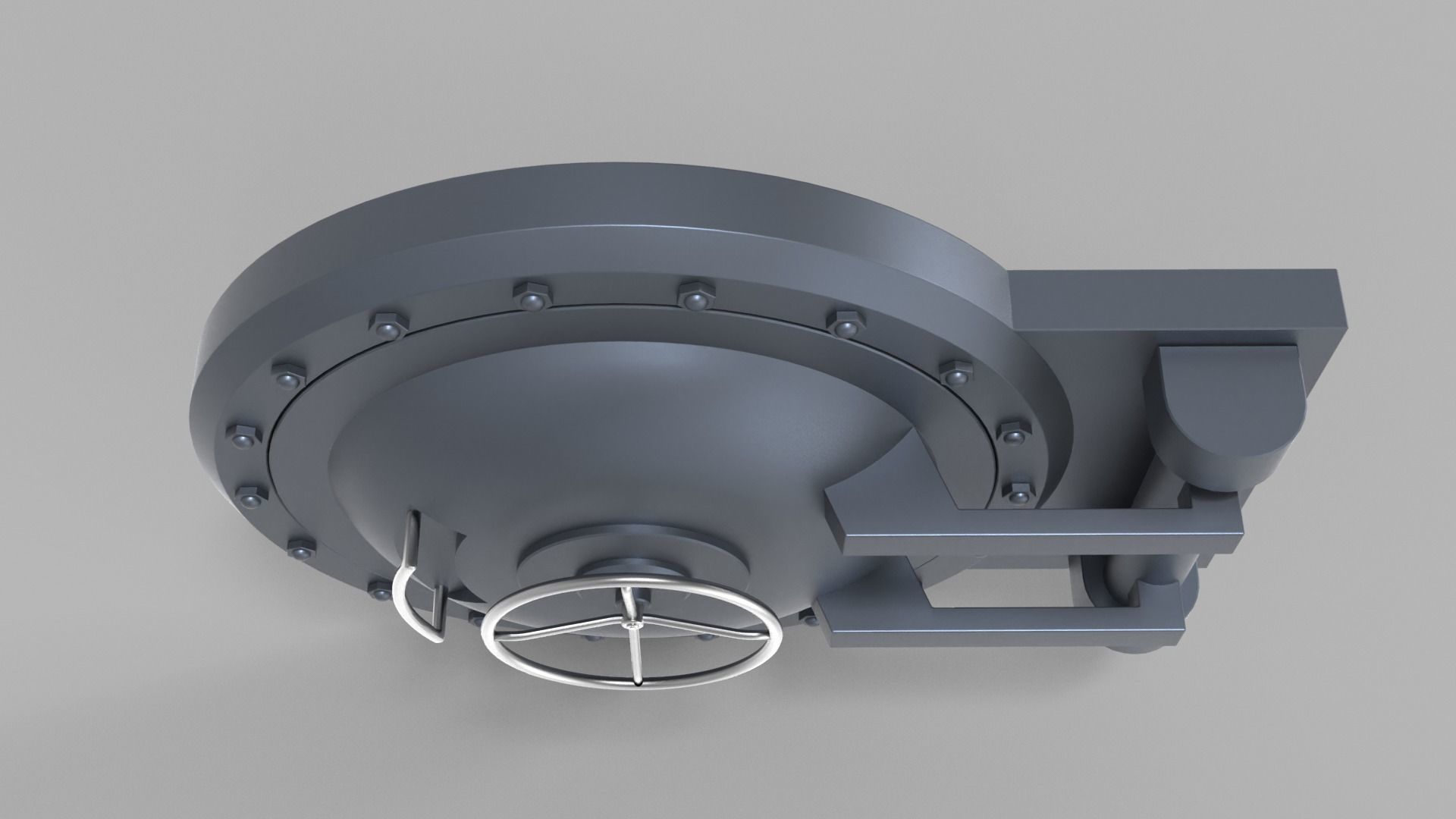 Submarine Hatch Door 3D model | CGTrader