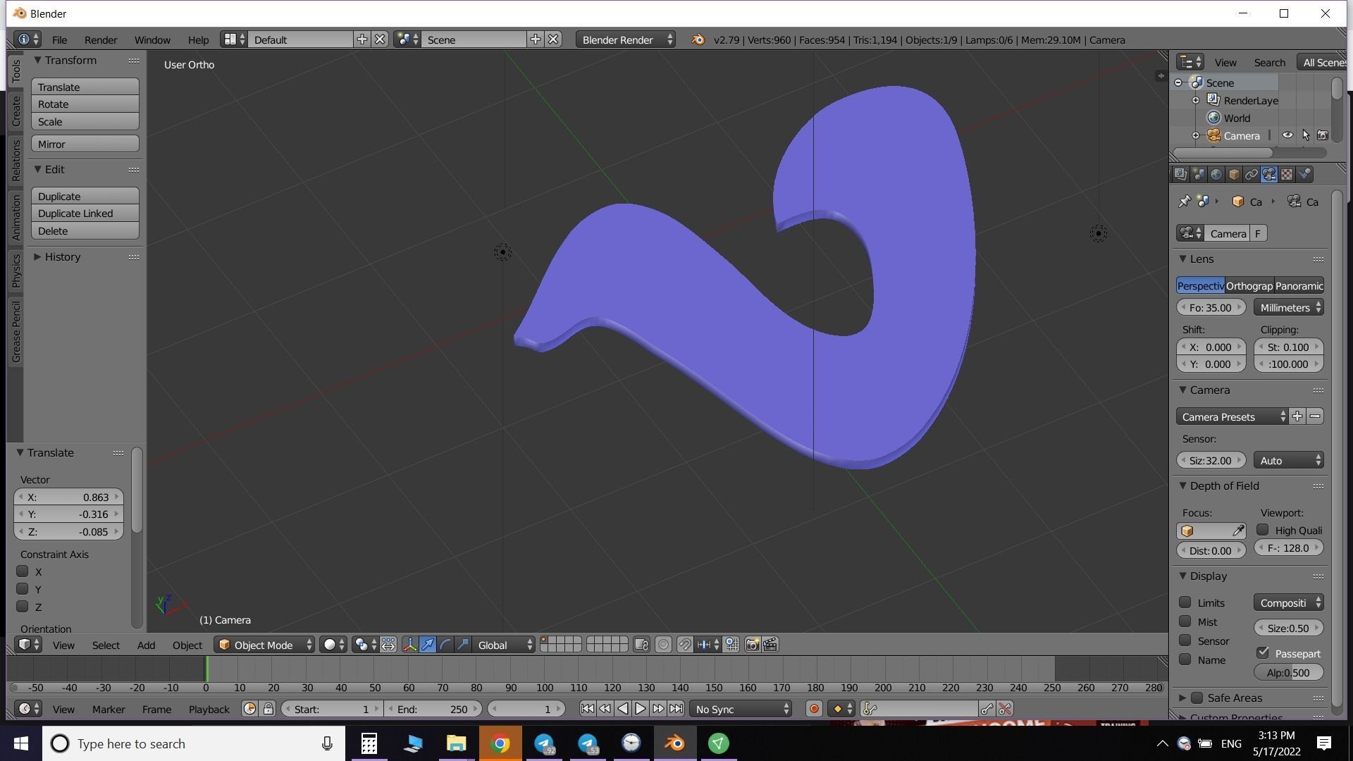 Vimeo logo 3D model | CGTrader
