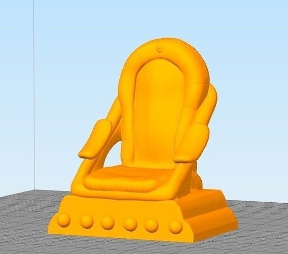 Jedi Council Chair Type 3 3D model 3D printable | CGTrader