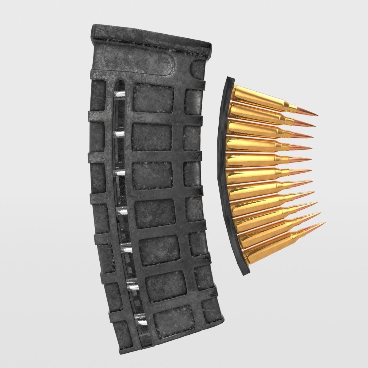 old magazine 3D model | CGTrader