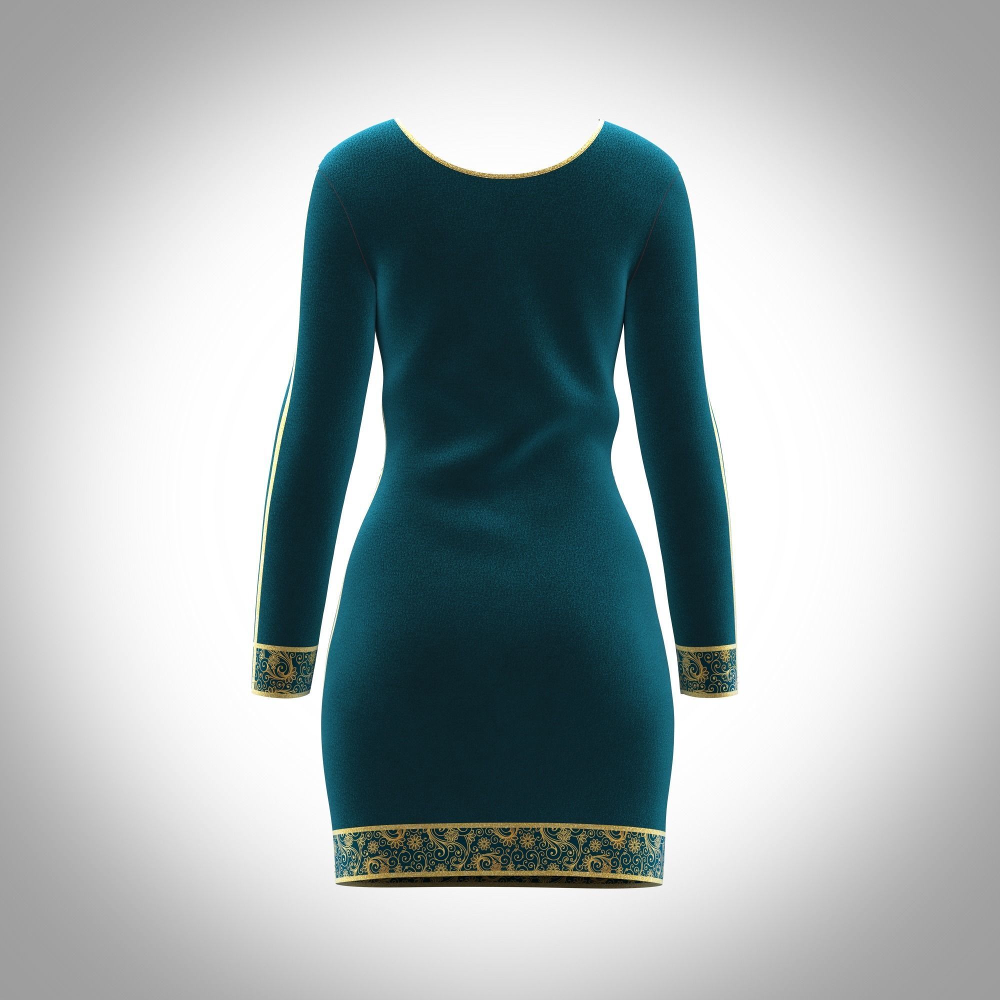 3D model Ladies Dress VR / AR / low-poly | CGTrader