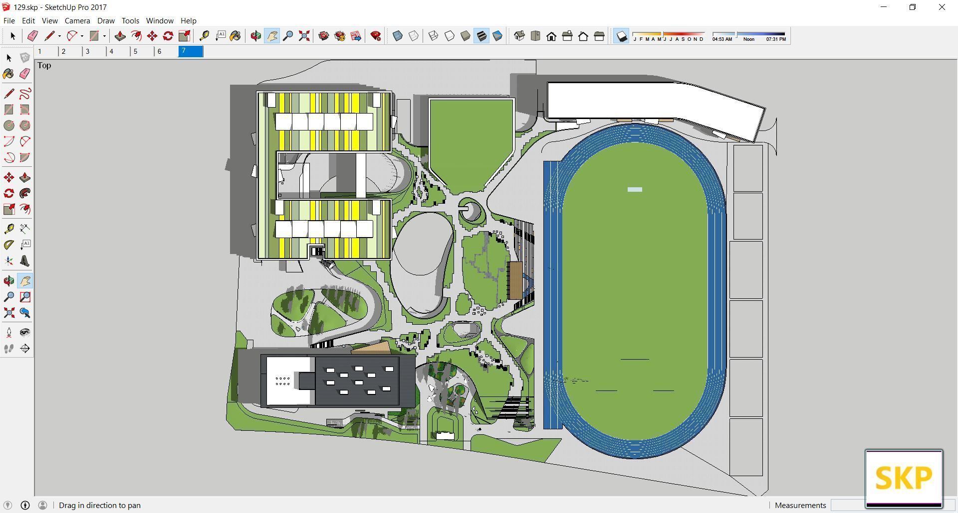 Sketchup School and University 129 3D model | CGTrader