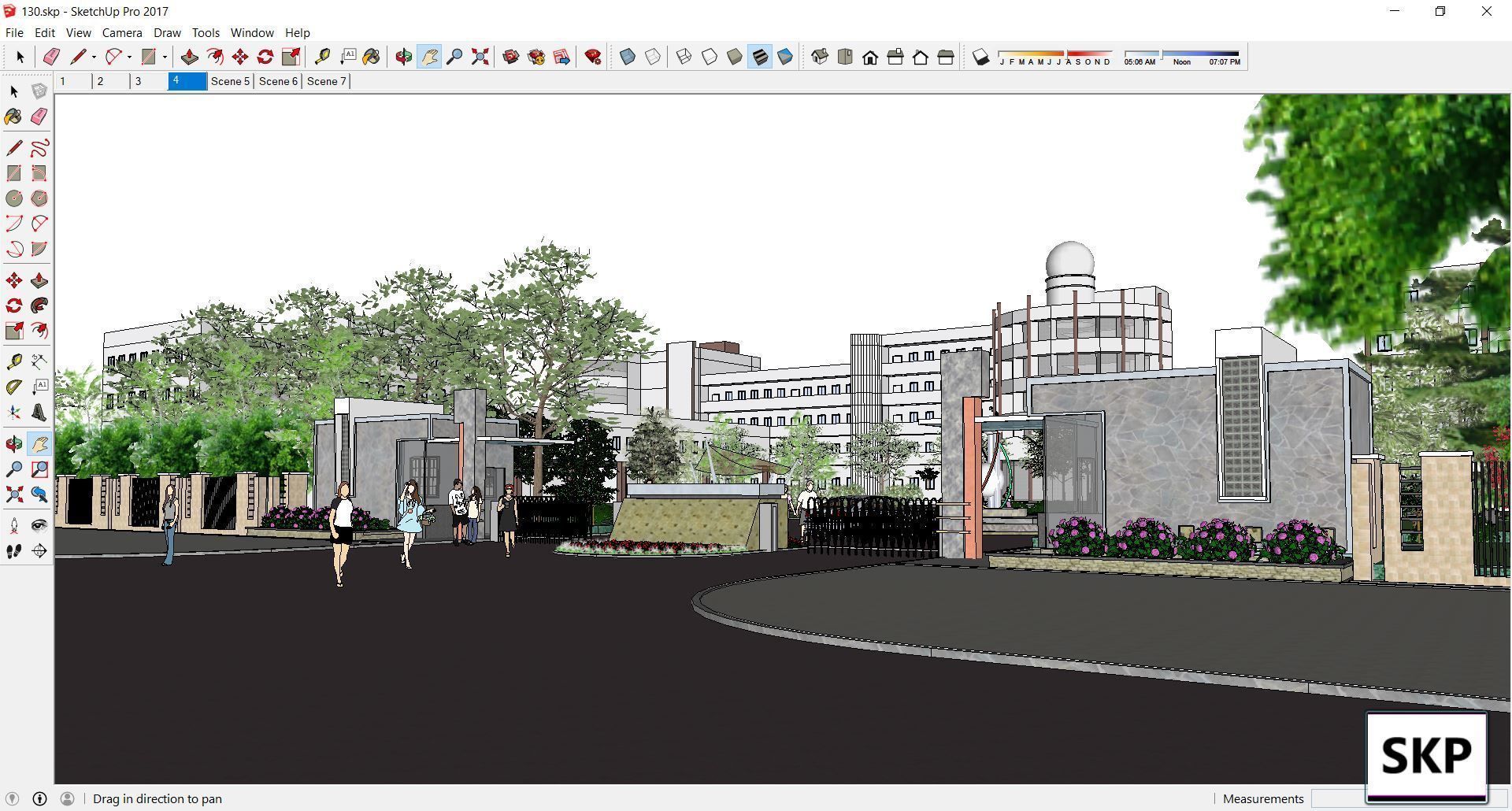 Sketchup School and University 130 3D model | CGTrader