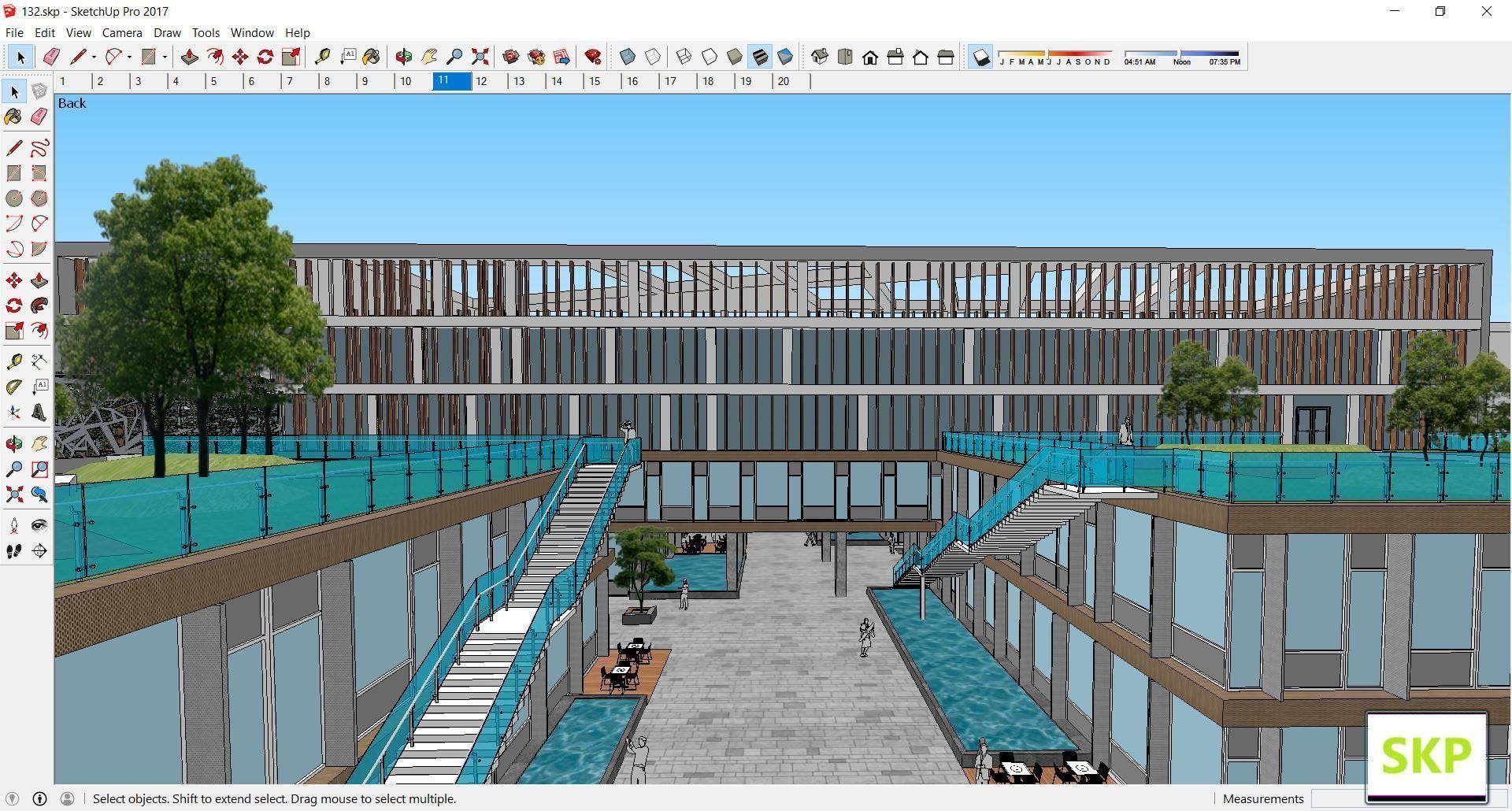 Sketchup School and University 132 3D model | CGTrader