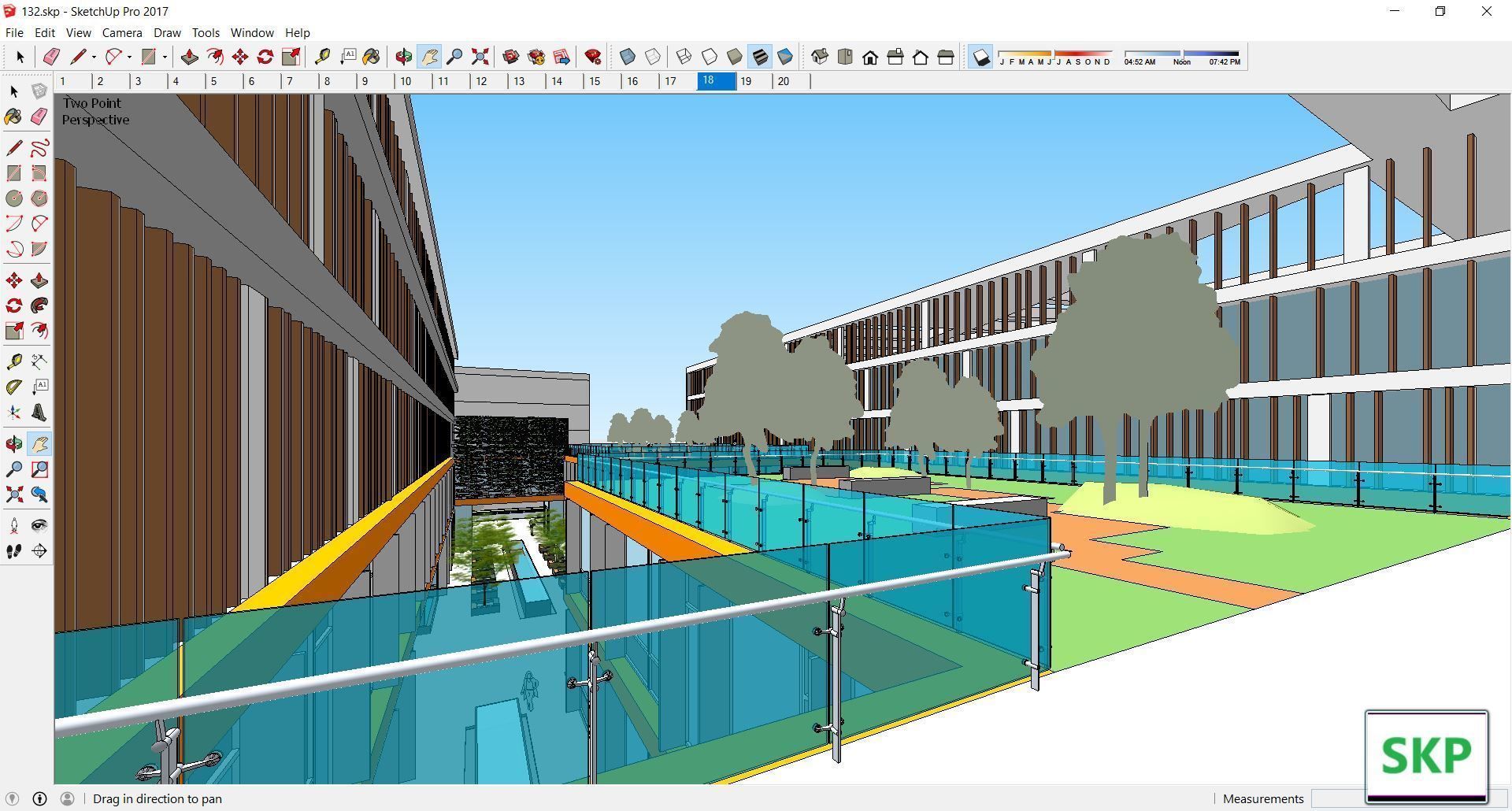 Sketchup School and University 132 3D model | CGTrader