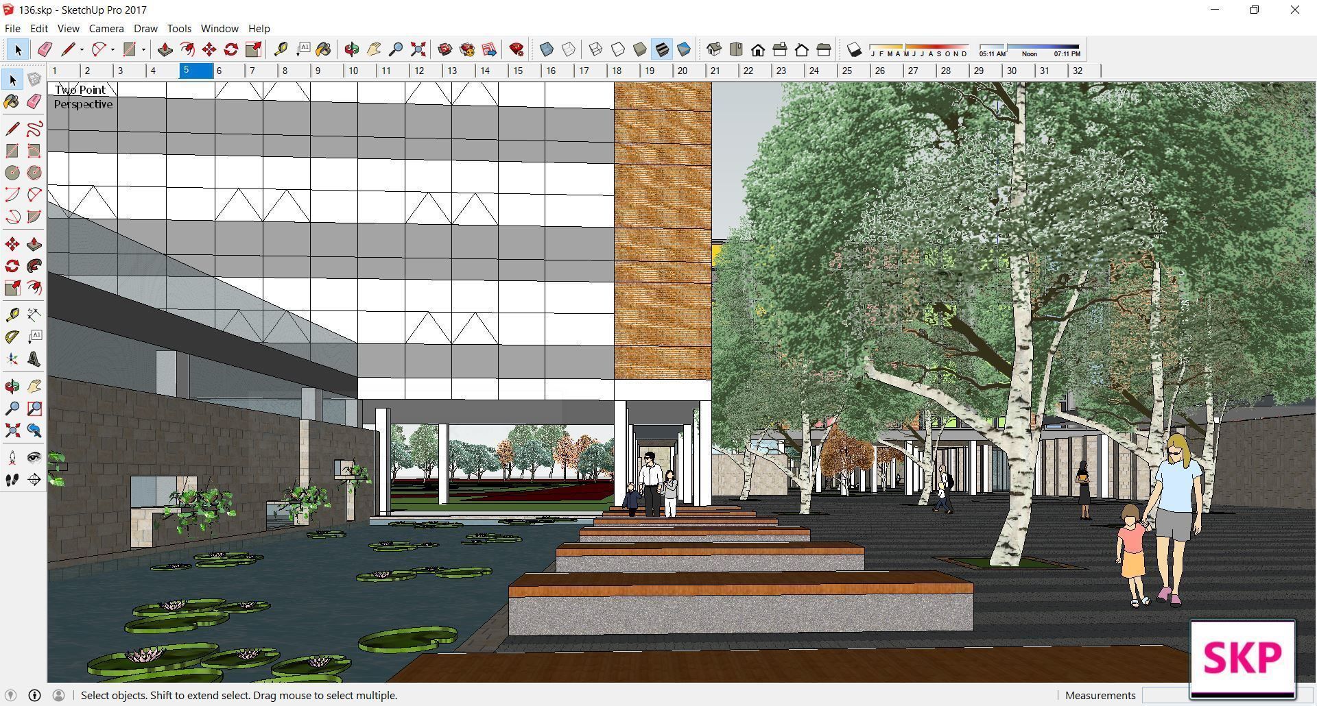 Sketchup School and University 136 3D model | CGTrader