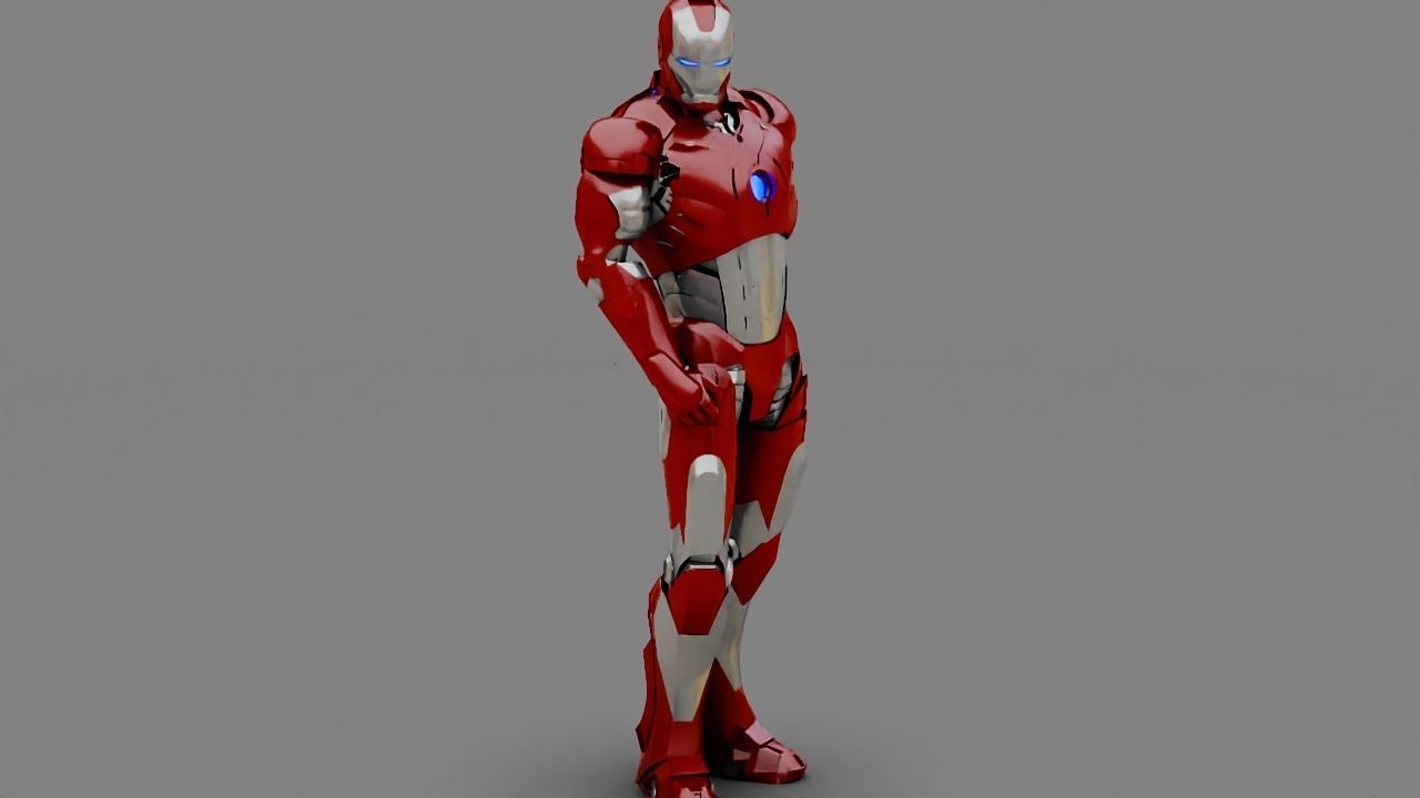 IRON MAN rigged - animated character 3D model animated rigged | CGTrader