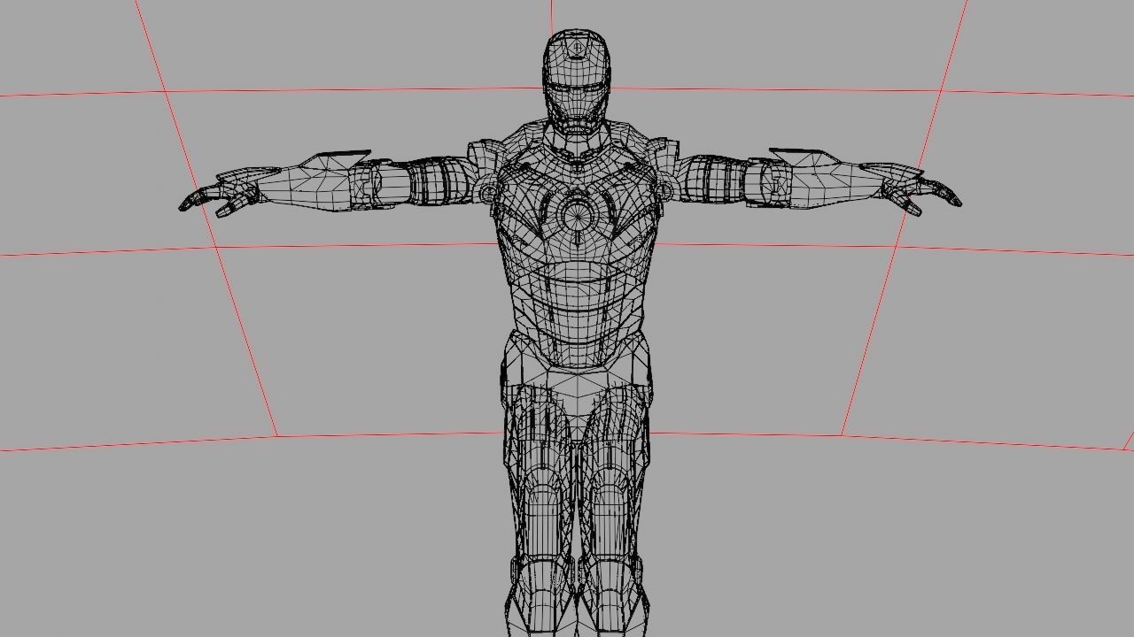 IRON MAN rigged - animated character 3D model animated rigged | CGTrader