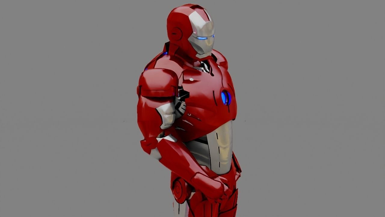 IRON MAN rigged - animated character 3D model animated rigged | CGTrader