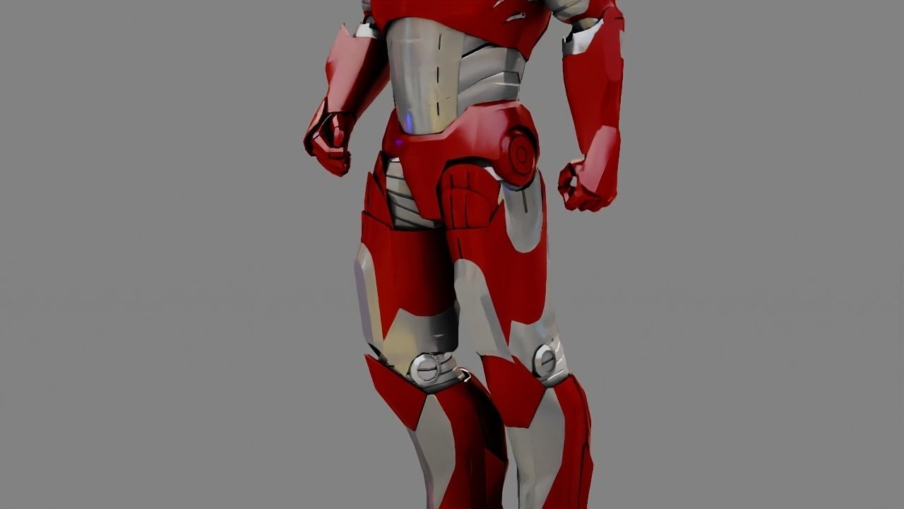 IRON MAN rigged - animated character 3D model animated rigged | CGTrader