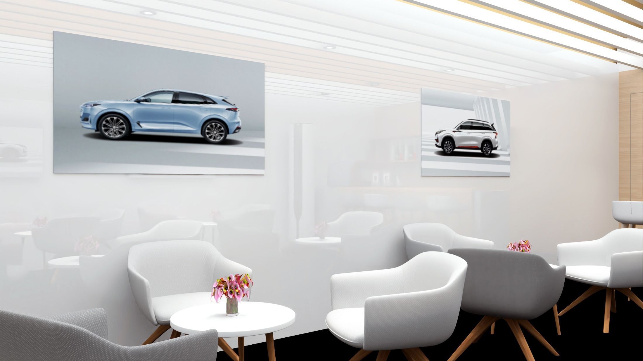 auto booth exhibition 3D model | CGTrader