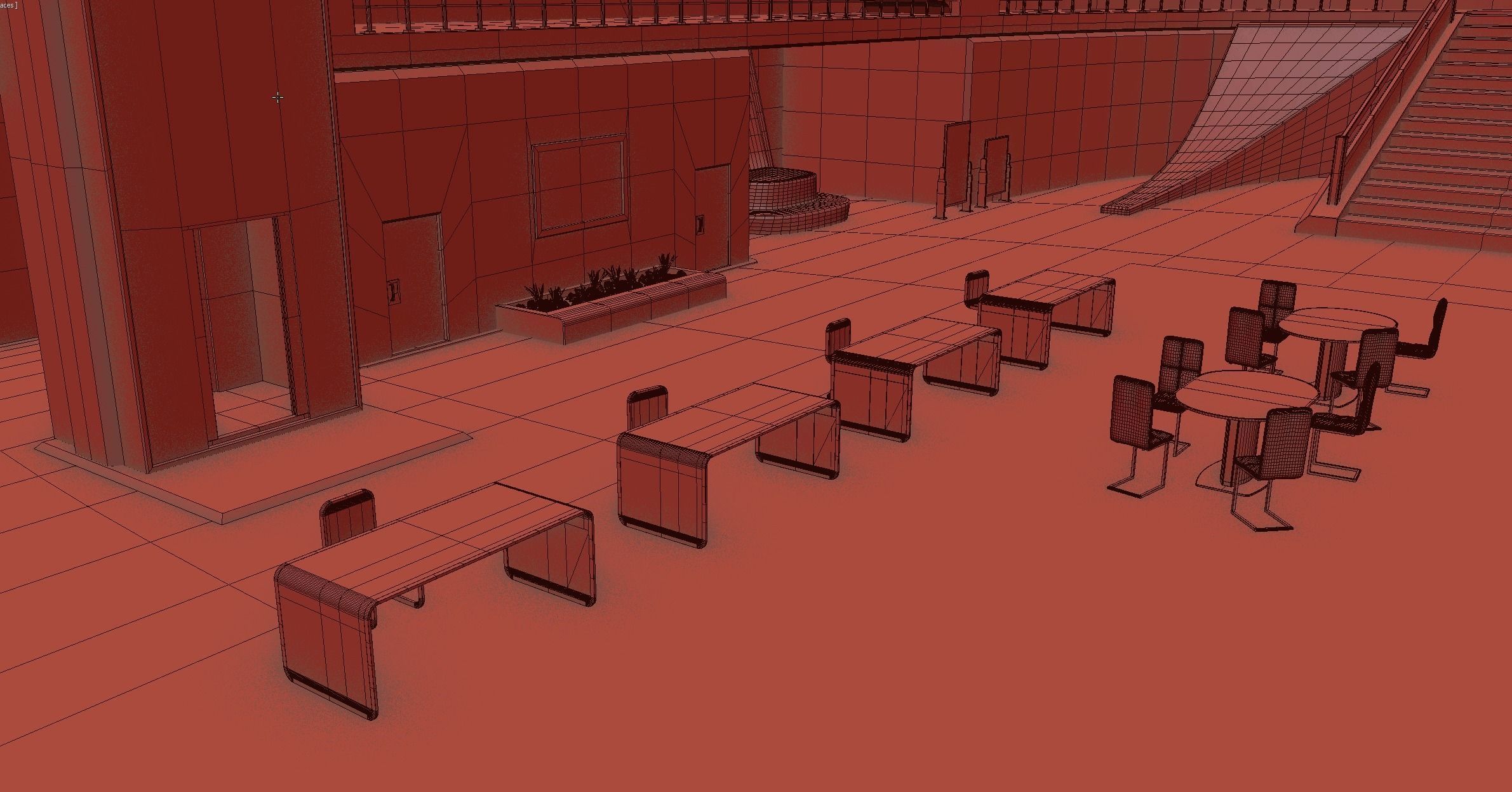Modern Convention Center Interior 3D model | CGTrader