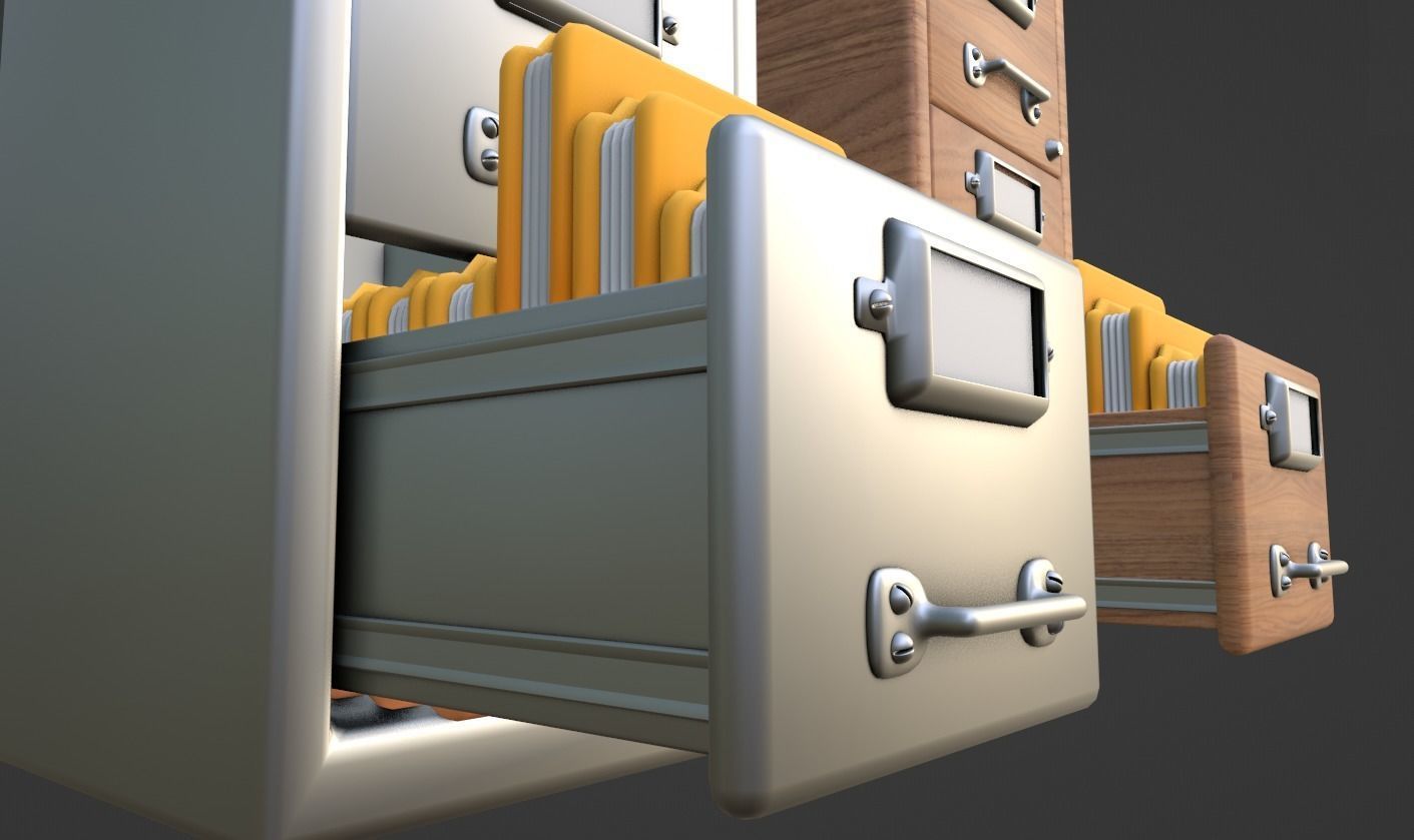 Cartoon Archive 3D model | CGTrader