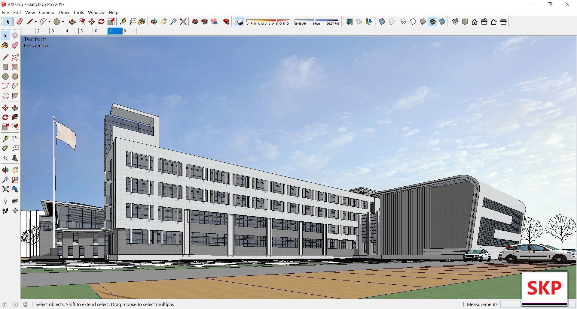 Sketchup School and University K10 3D model | CGTrader