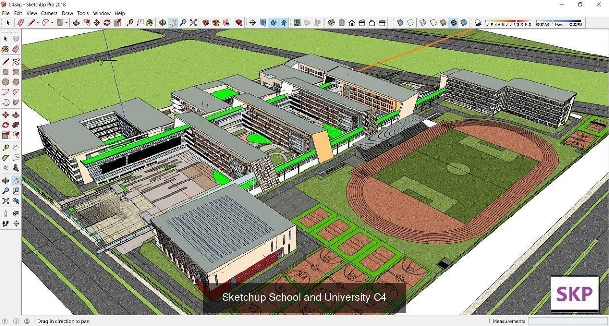 Collection 65 Sketchup School and University models | CGTrader