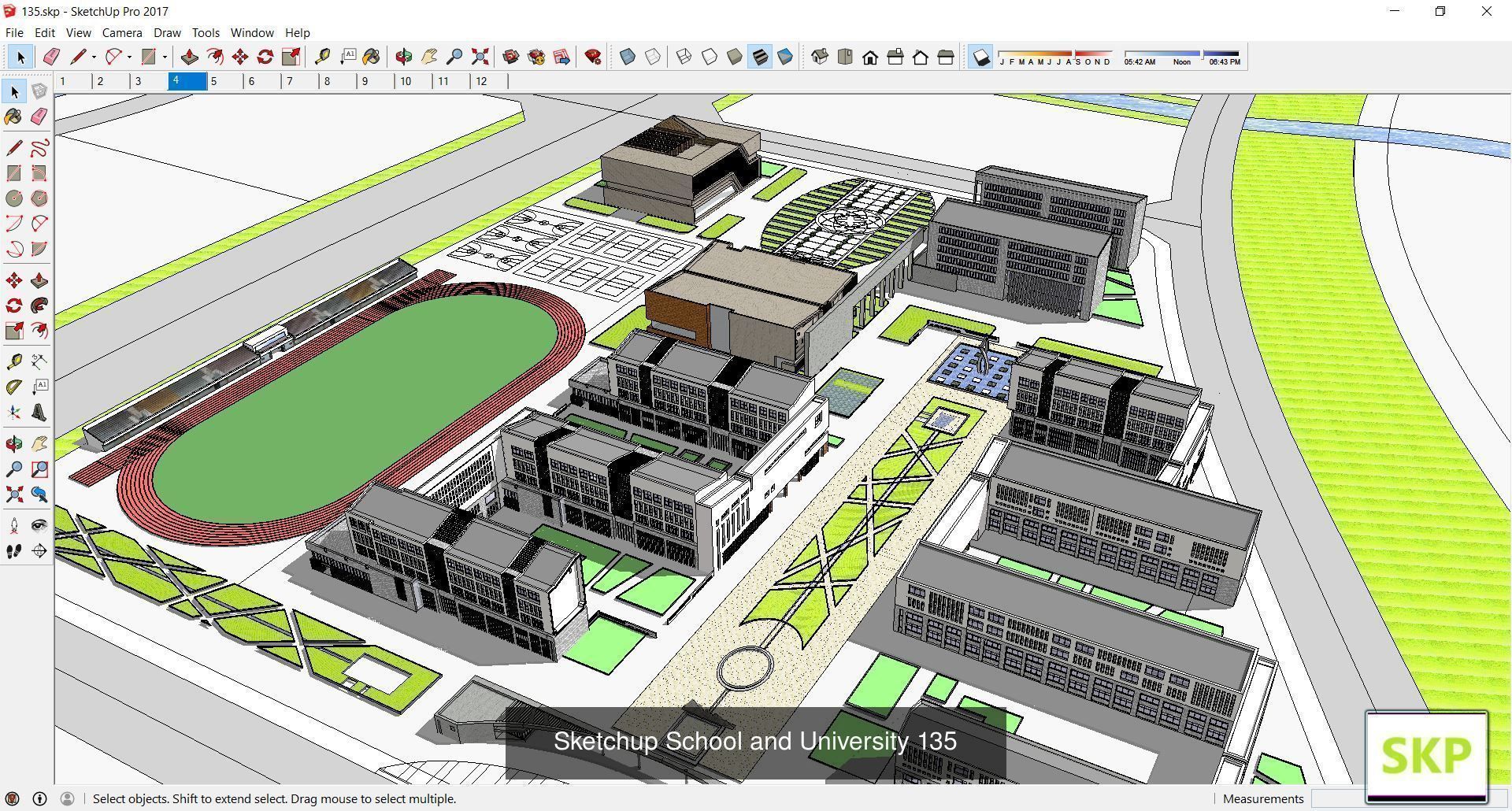 Collection 65 Sketchup School and University models | CGTrader
