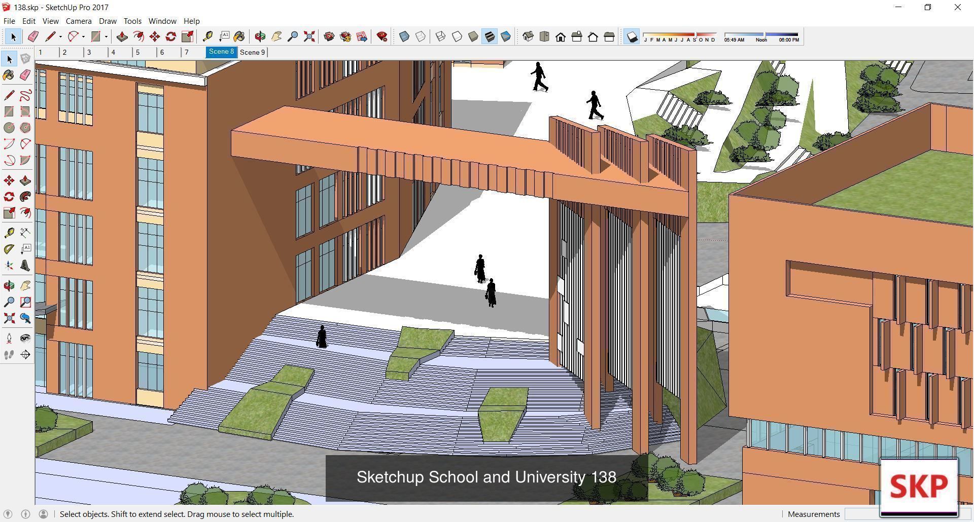 Collection 65 Sketchup School and University models | CGTrader