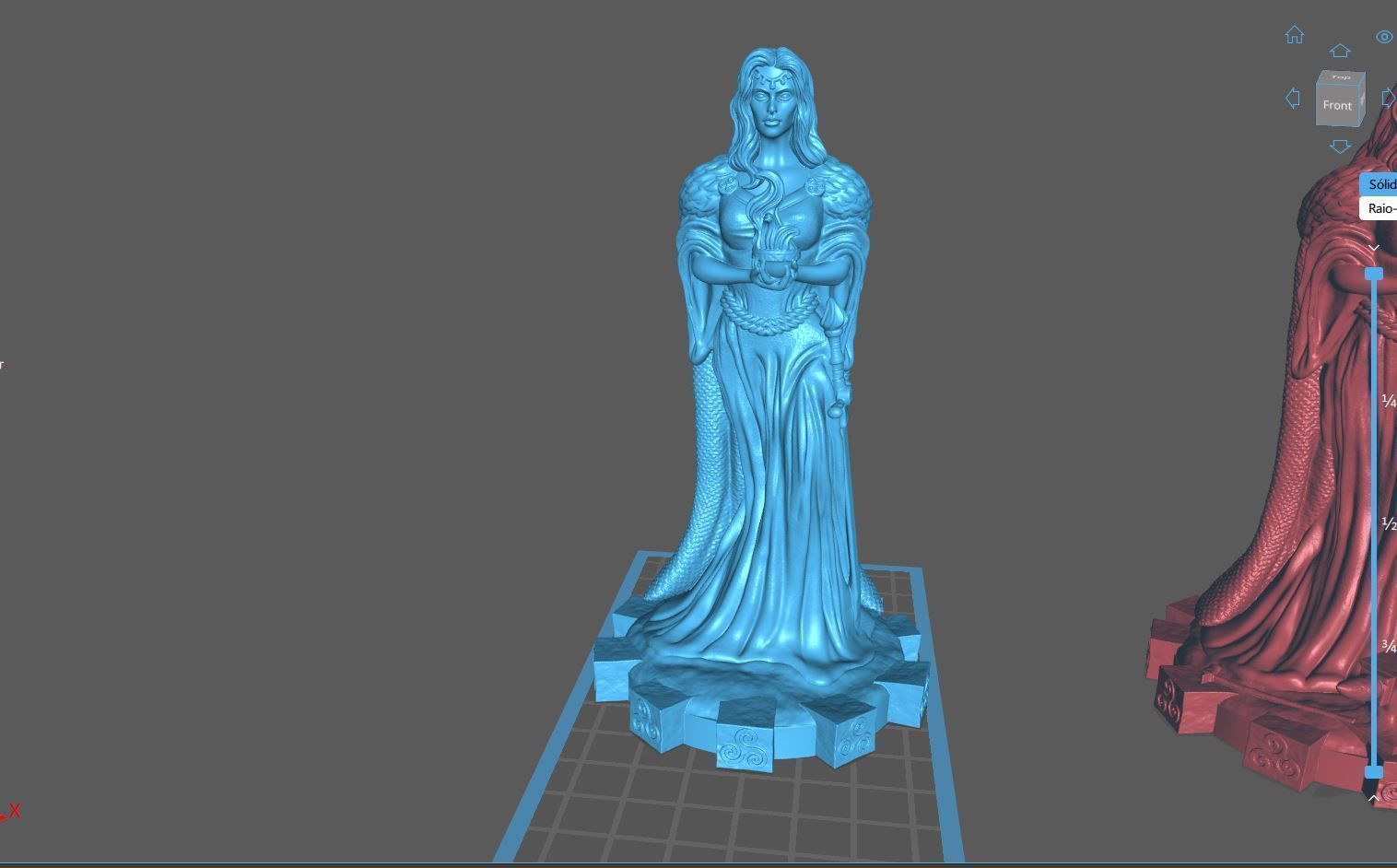 Brigid Goddess 3D model 3D printable | CGTrader