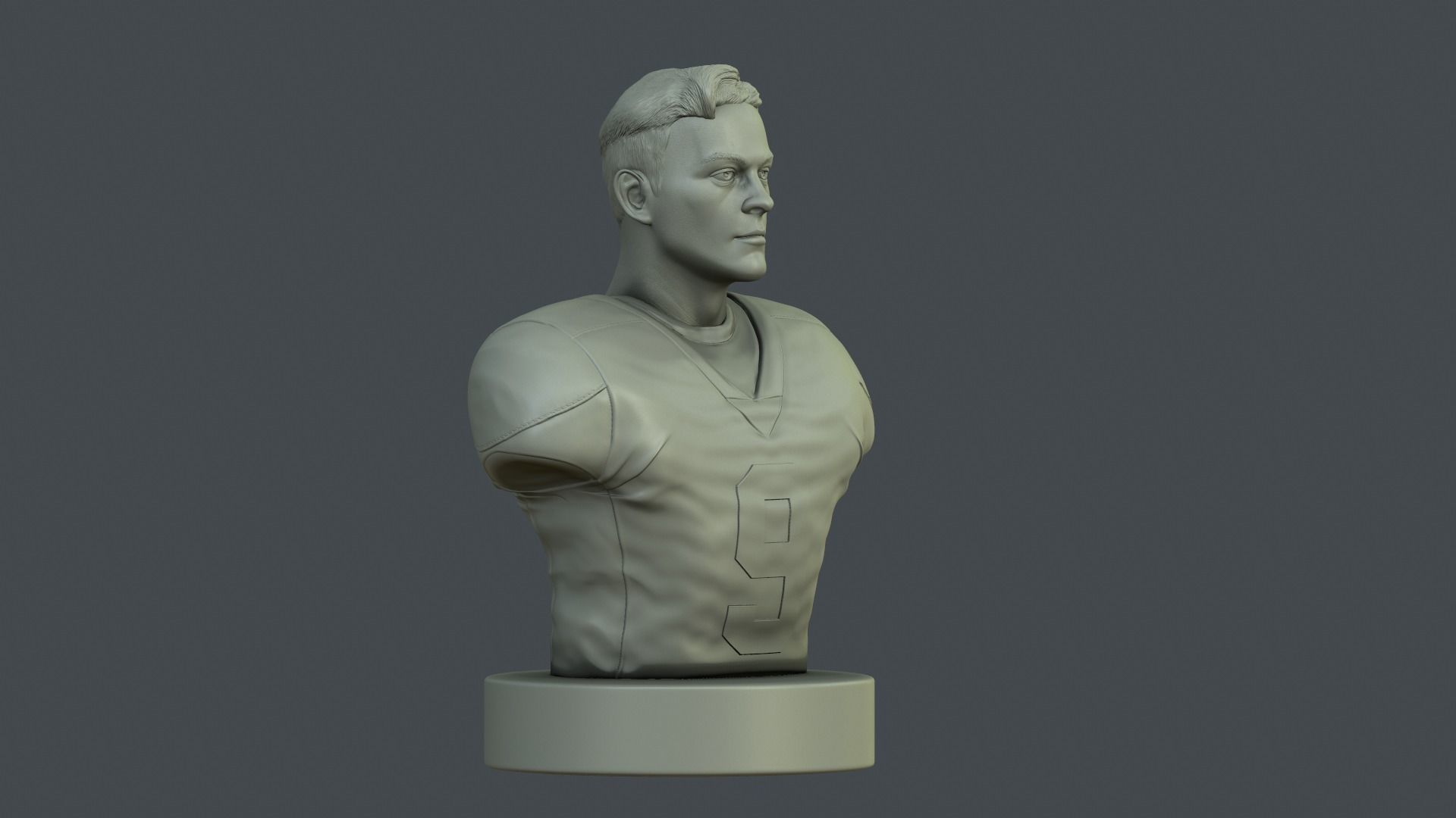 Joe Burrow 3D model 3D printable | CGTrader