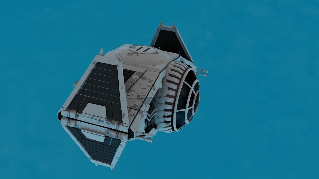Star Wars interceptor concept 3D model | CGTrader