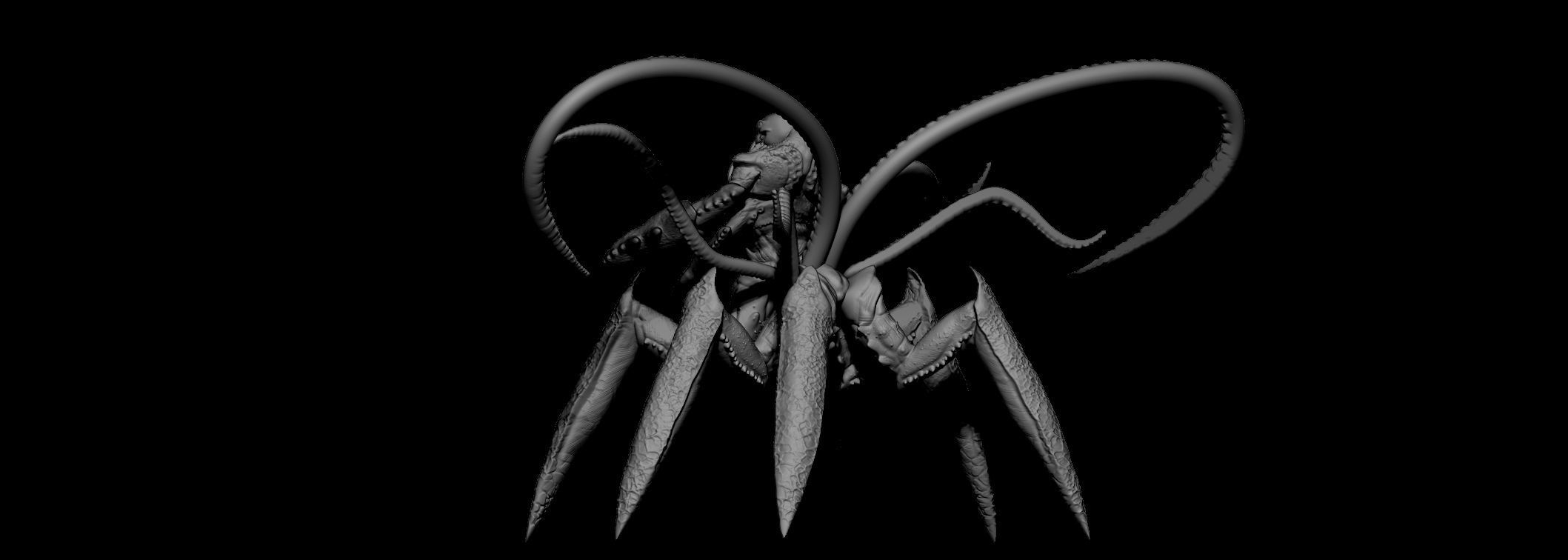 Kraken alien creature 3D model | CGTrader