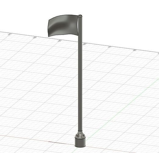 Flag Pole 3D model | CGTrader