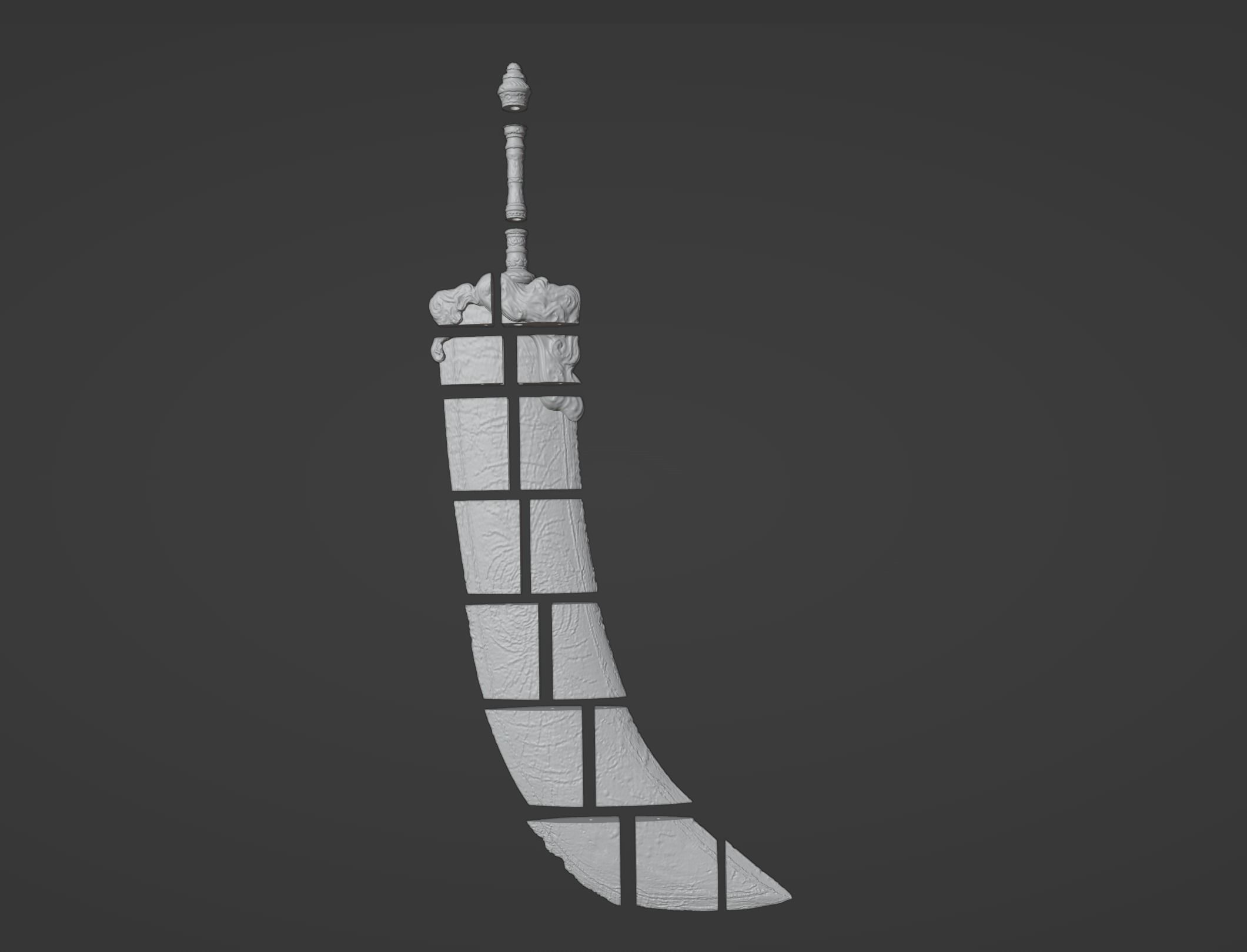 Radahn Sword - Starscourge Greatsword 3D Model -Elden Ring 3D model 3D ...