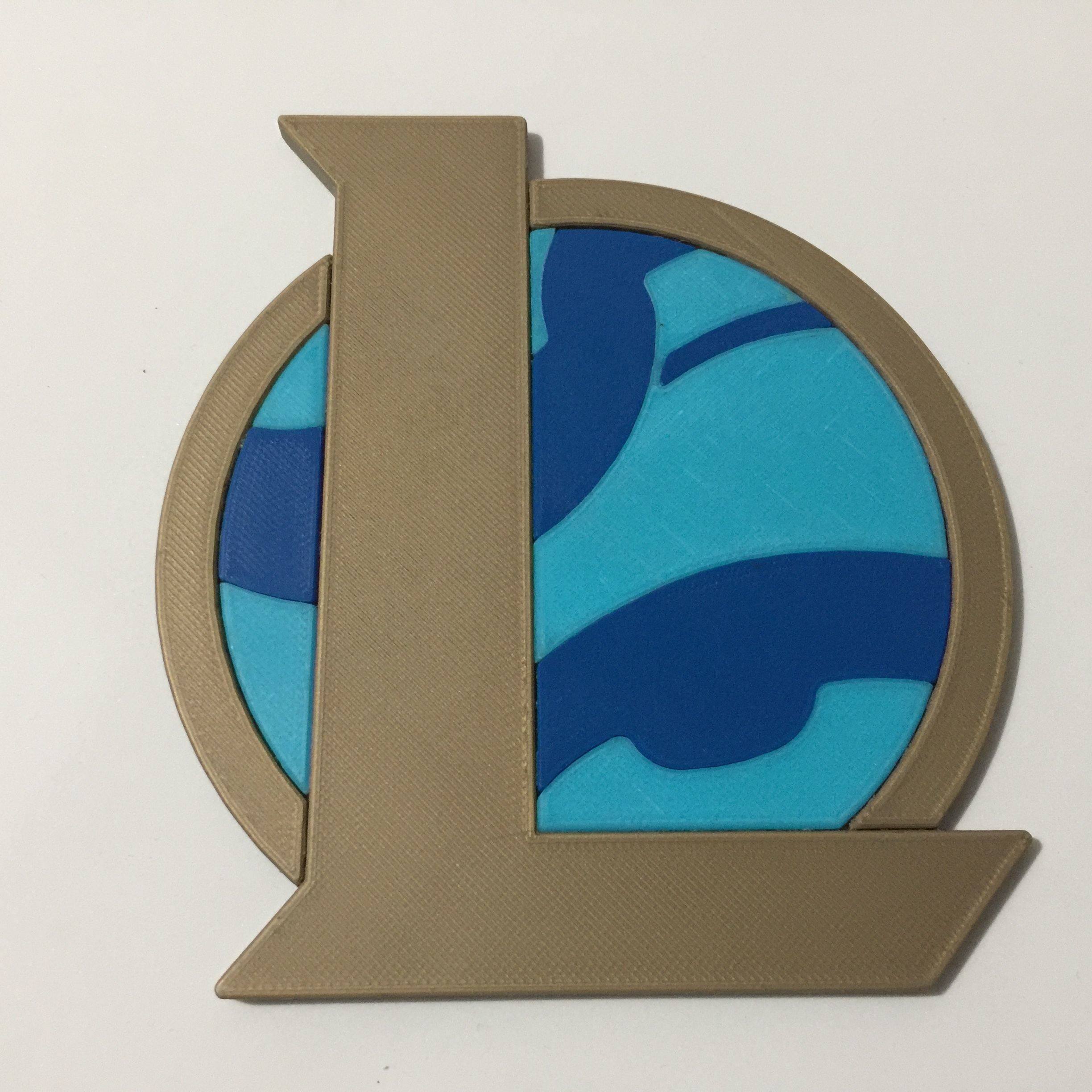 League of Legends Logo Coaster 3D model 3D printable | CGTrader