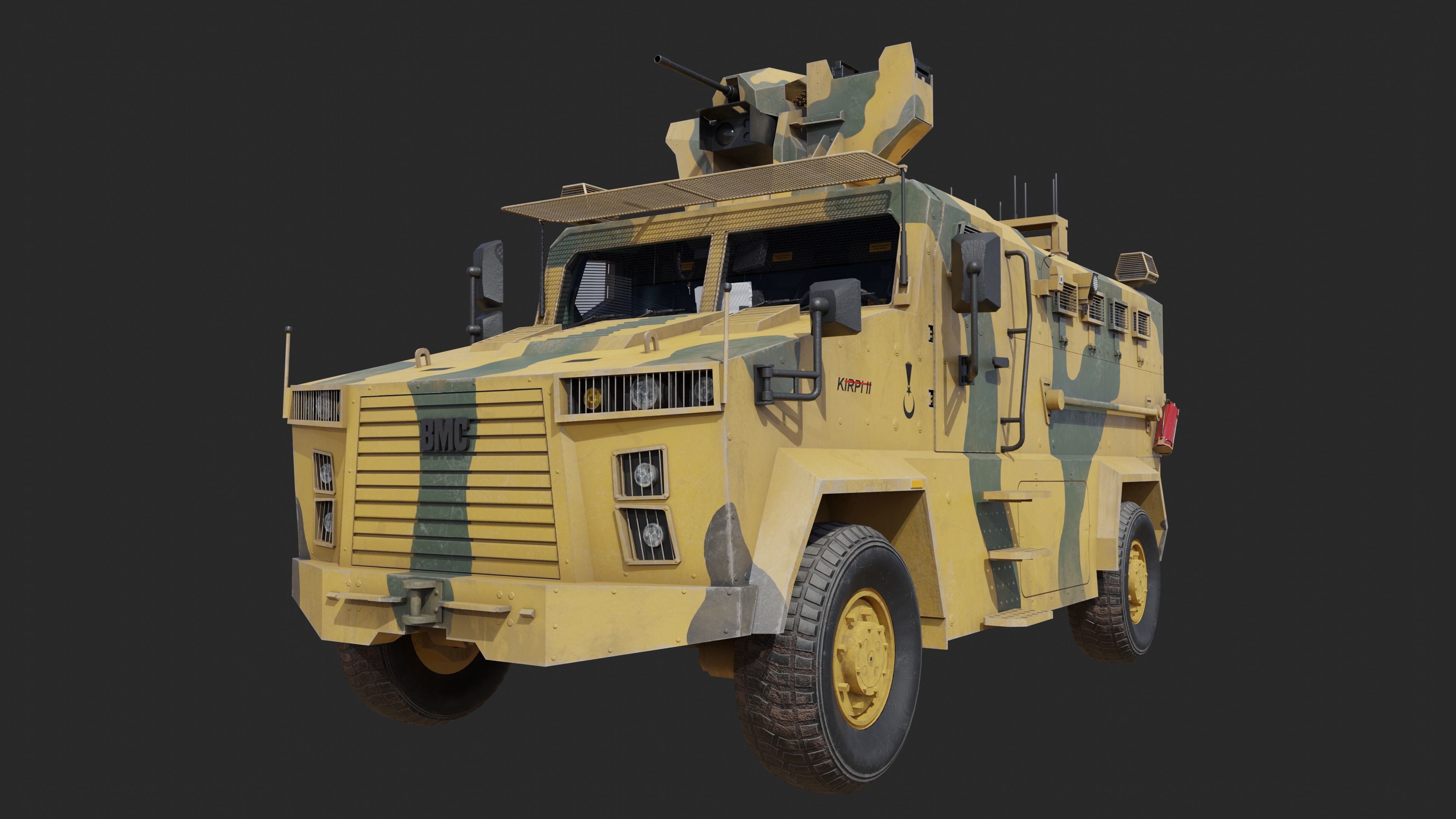 3D model BMC - Kirpi 2 VR / AR / low-poly | CGTrader