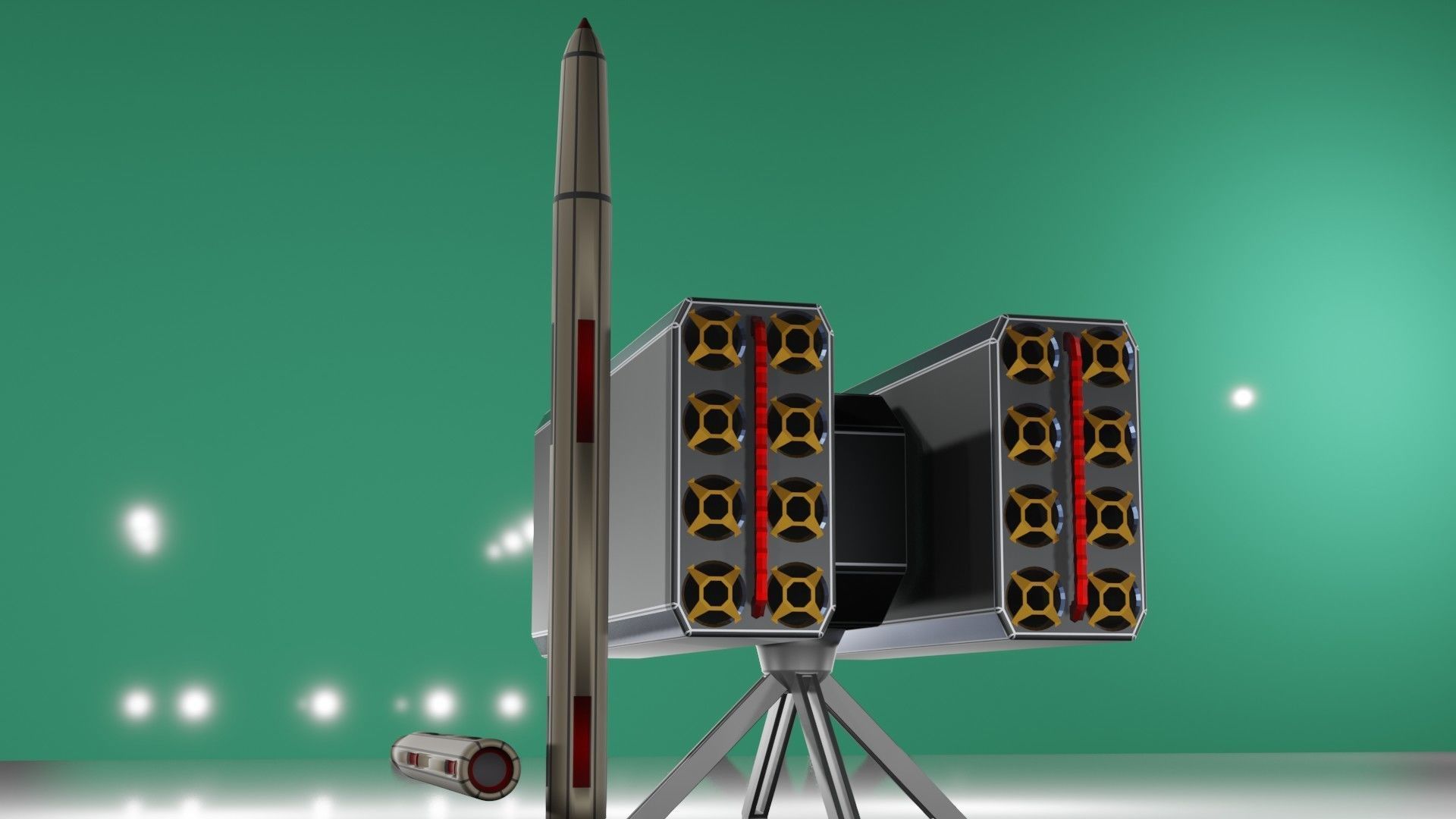 3D model Rocket launcher VR / AR / low-poly | CGTrader