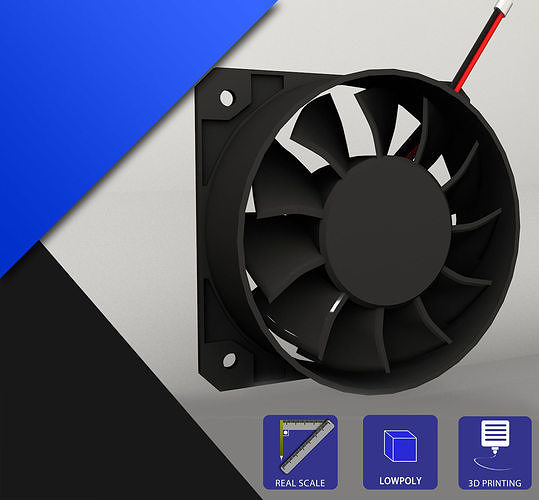 Air Ducted Fan Ducted Turbine - Render and 3D printable files 3D model ...