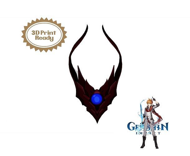 Genshin Impact - Childe Mask Foul Legacy 3D Model 3D model 3D printable ...