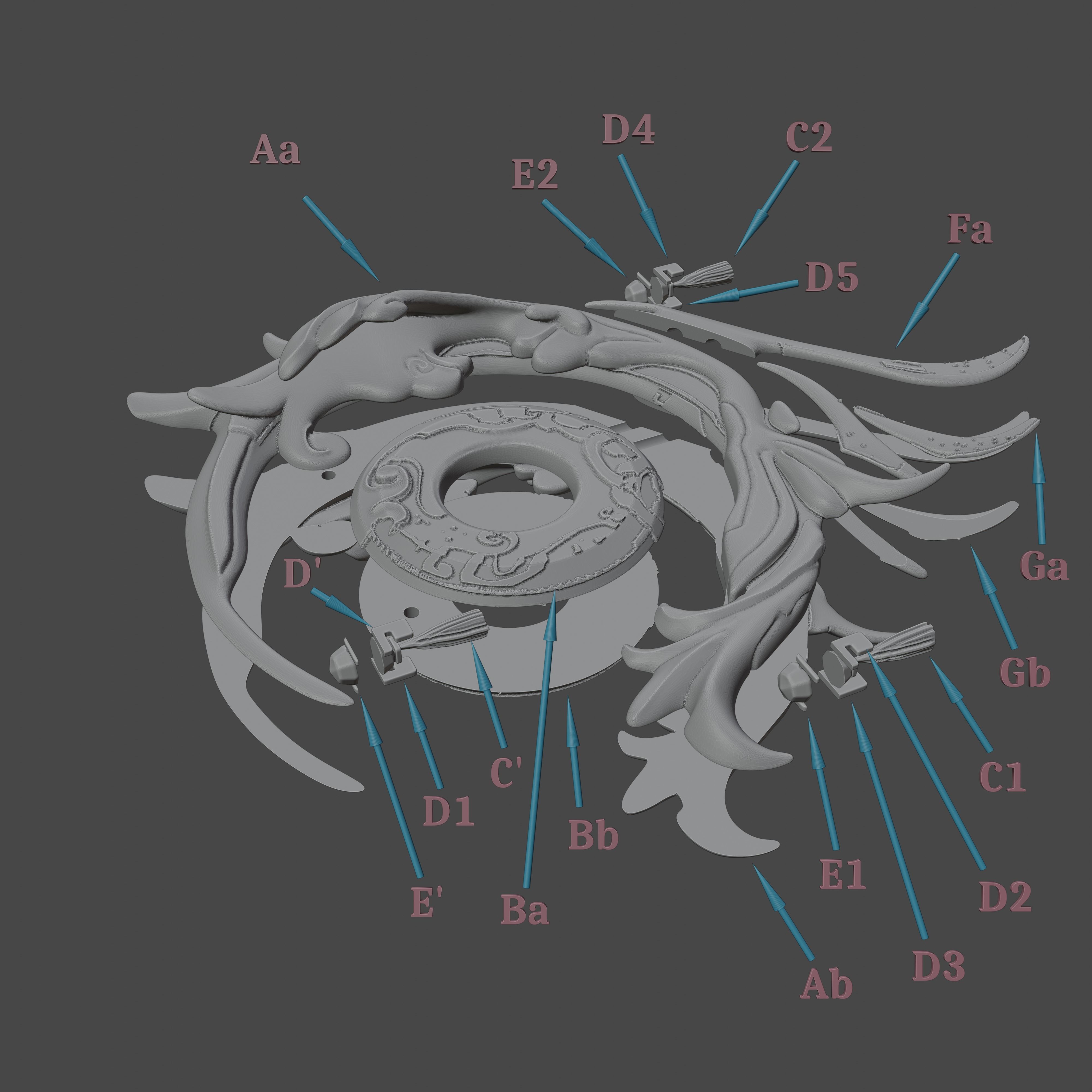 Genshin Impact - Everlasting MoonGlow 3D Model 3D model 3D printable ...