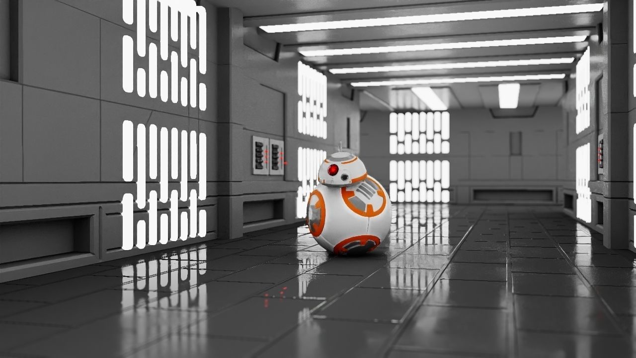 BB8 Scene rigged - animated character 3D model animated rigged | CGTrader