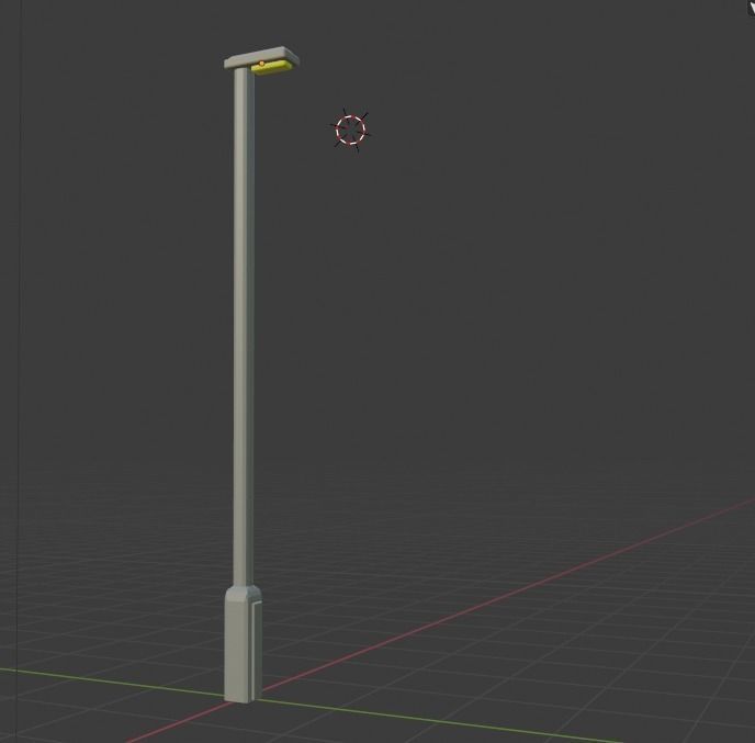 Low Poly Street Lamp free VR / AR / low-poly 3D model | CGTrader