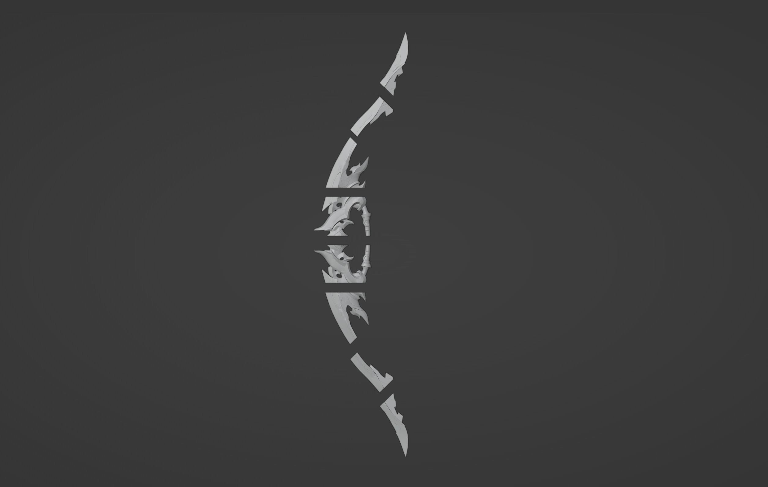 Genshin Impact - Fischl Rust Bow Digital 3D Model 3D model 3D printable ...