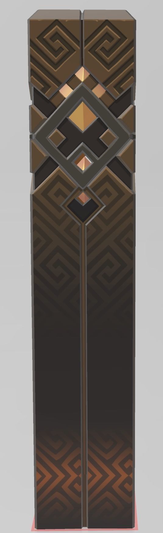 Genshin Impact - Zhongli Pillar 3D Model 3D model 3D printable | CGTrader