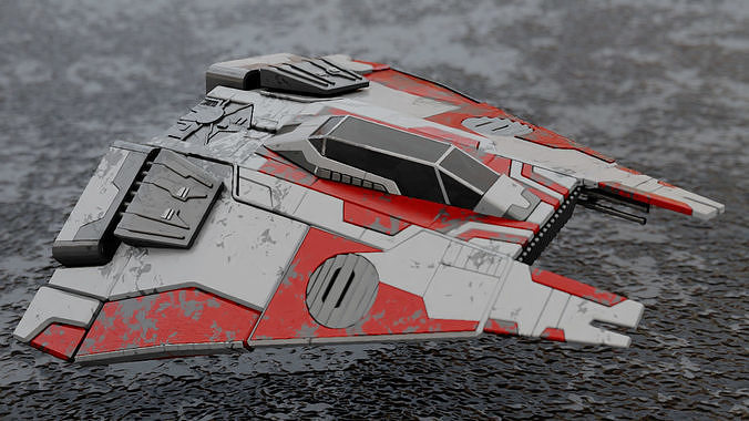 RC80 Fighter 3D model | CGTrader