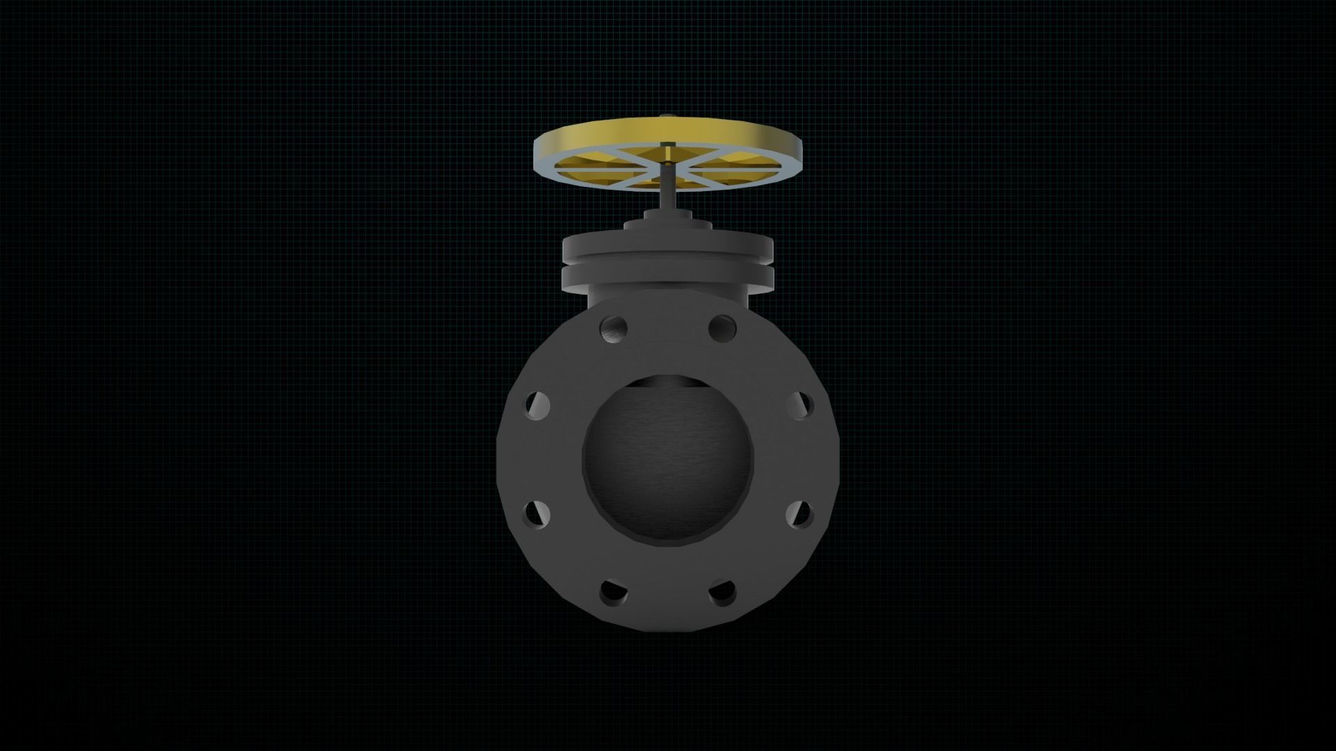 ball valve 3D model 3D printable | CGTrader