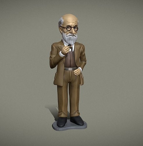 Sigmund Freud Statue 3D model 3D printable | CGTrader
