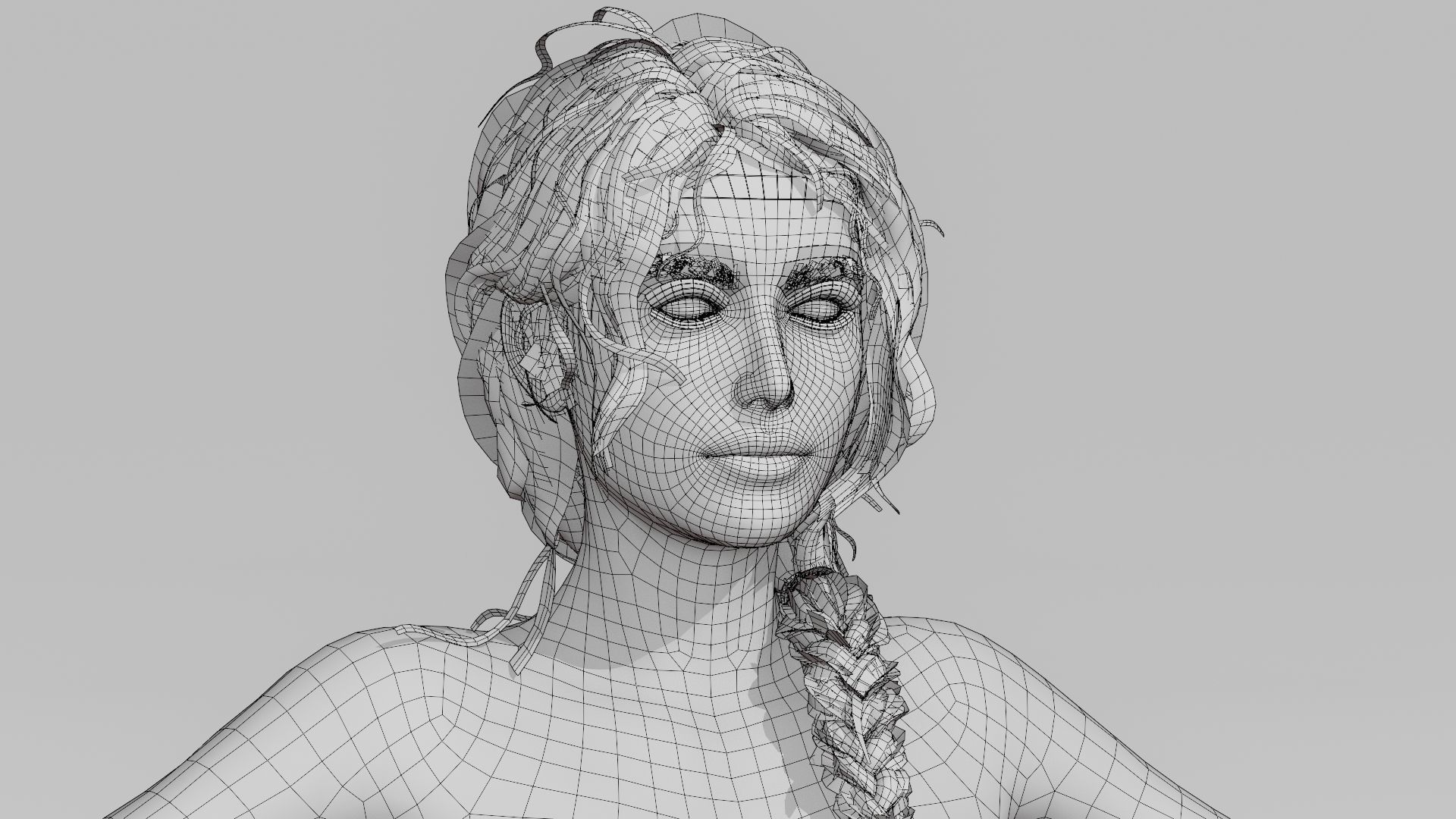 Realistic Female Character - Monica 3D model rigged | CGTrader