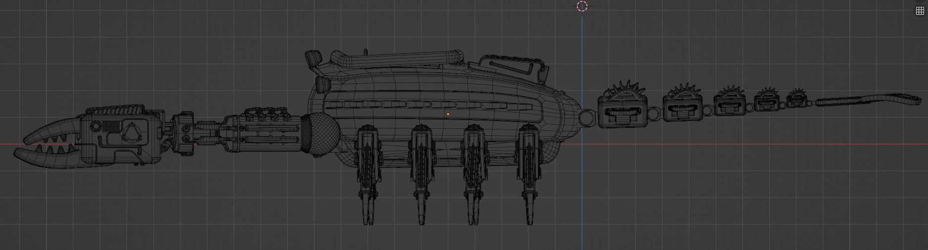 Robot lobster 3D model rigged | CGTrader