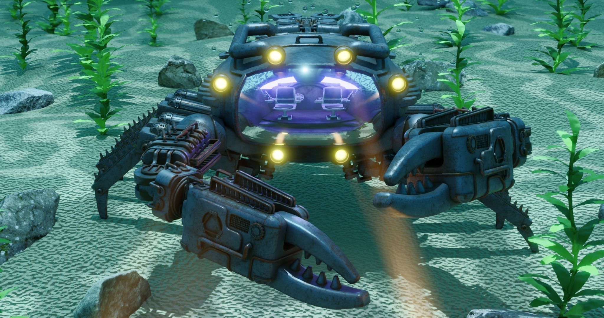 Robot lobster 3D model rigged | CGTrader