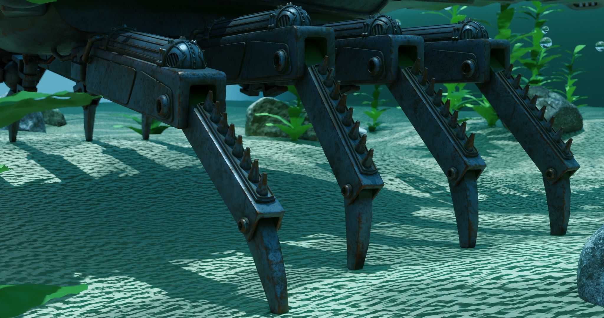 Robot lobster 3D model rigged | CGTrader